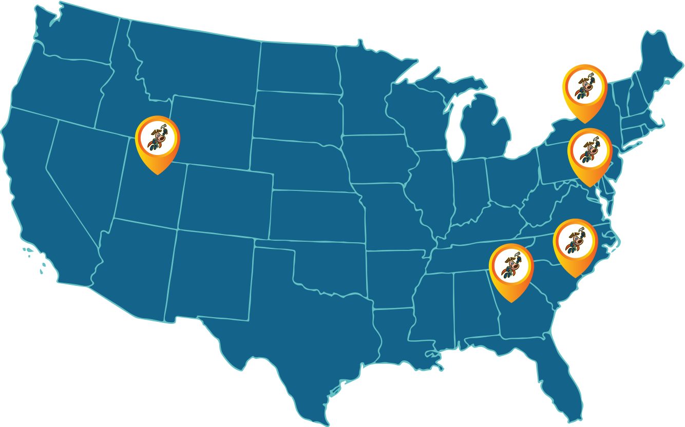 SERVICE AREA - ROOFING PUPS
